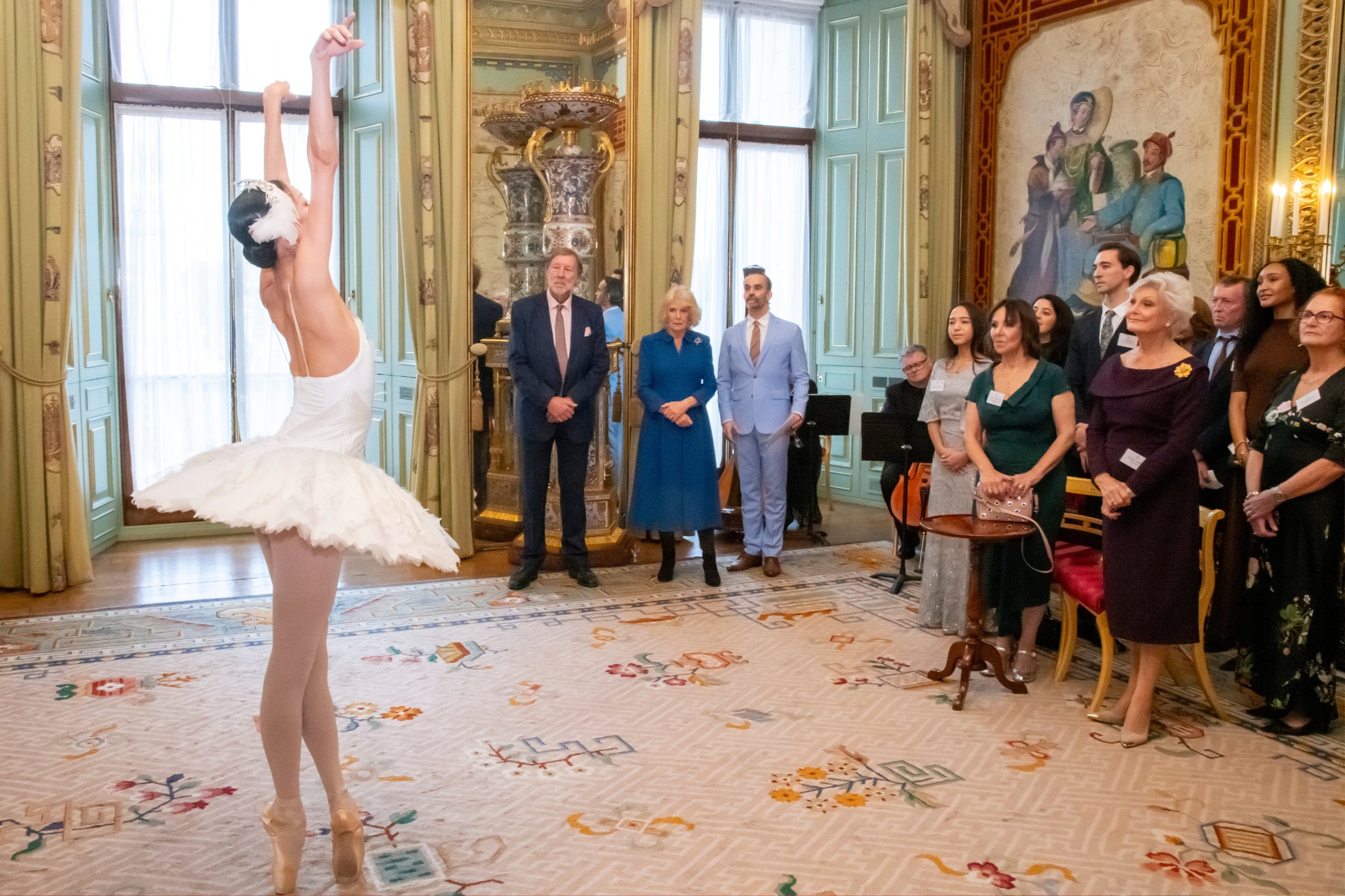 English National Ballet performs for Her Majesty The Queen at ...